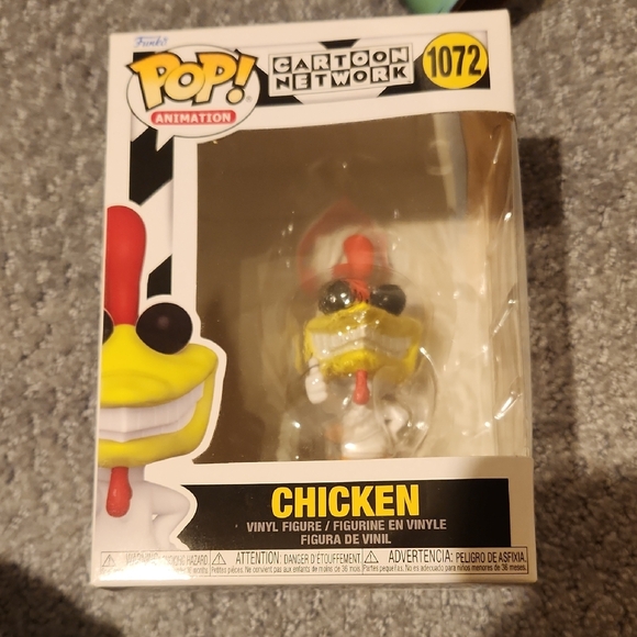 Funko | Other | Funko Cartoon Network Chicken Figure Yellow White Red ...